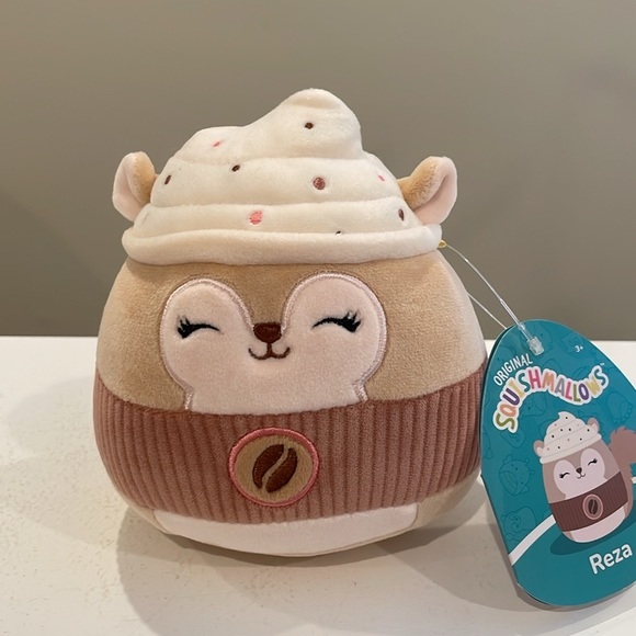 Squishmallows | Other | Nwt 5 Reza The Coffee Bean Squirrel Squishmallow | Poshmark